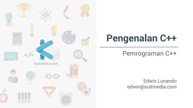 Pemrograman C++ - Pengenalan | PPT