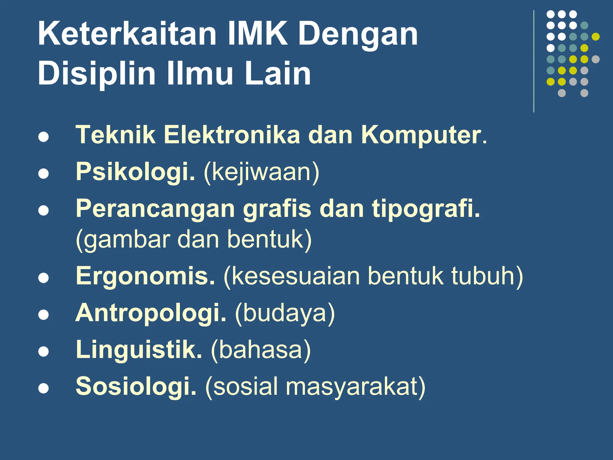PENGENALAN KONSEP IMK interaksi manusia dan komputer | PPT