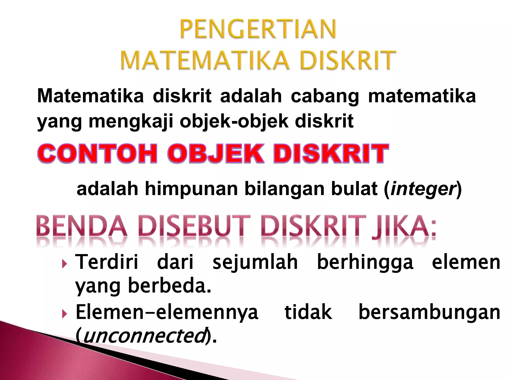 1 - Pengenalan Matematika Diskrit.pptx