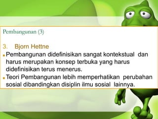 1 pengertian dan konsep dasar teori pembangunan-fd - copy | PPTX