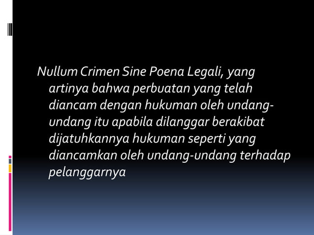 1 pengertian, tujuan dan prinsip hukum acara pidana | PPTX