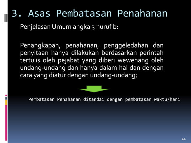 1 pengertian, tujuan dan prinsip hukum acara pidana | PPTX