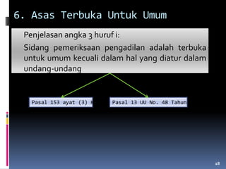 1 pengertian, tujuan dan prinsip hukum acara pidana | PPTX