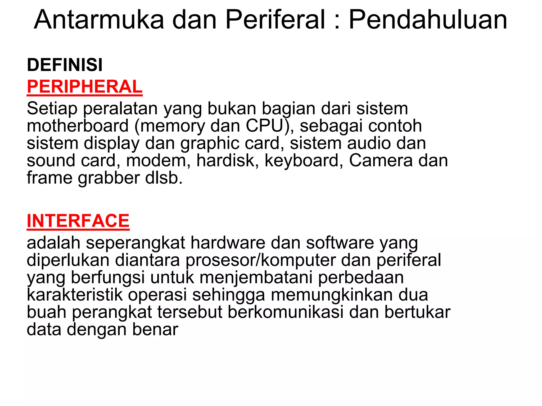1. peripheral and interface | PPSX