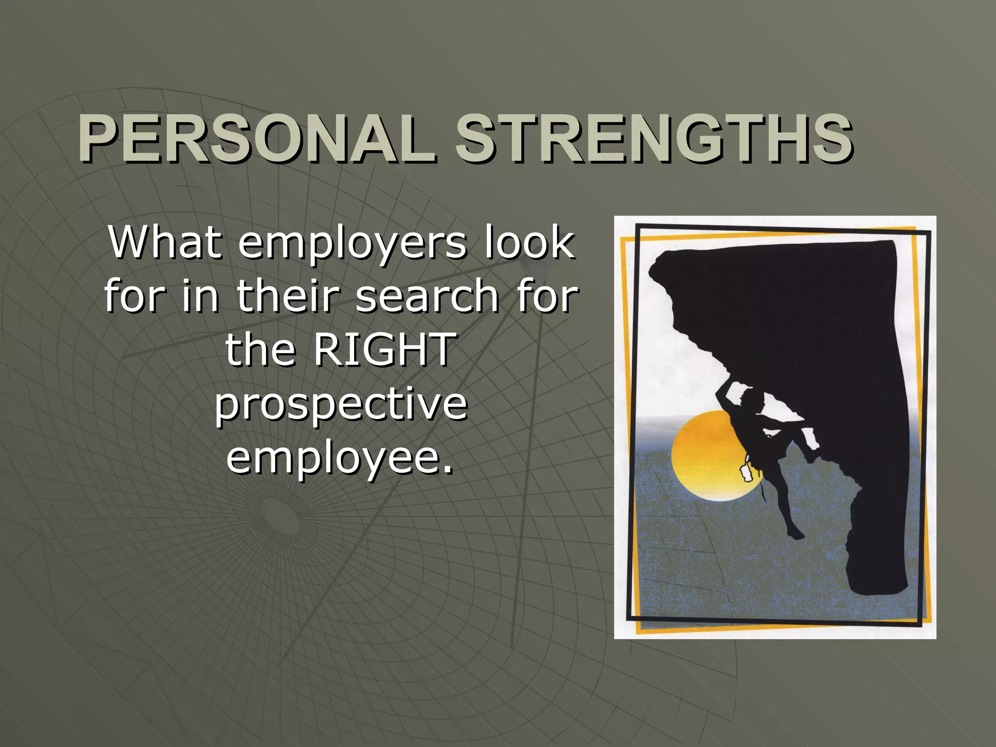 1. personal strengths workshop | PPT