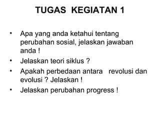 1. perubahan sosial | PPT