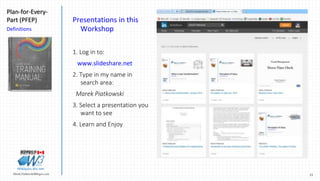 Plan-for-Every-Part (PFEP) - Introduction November 2016 | PPTX