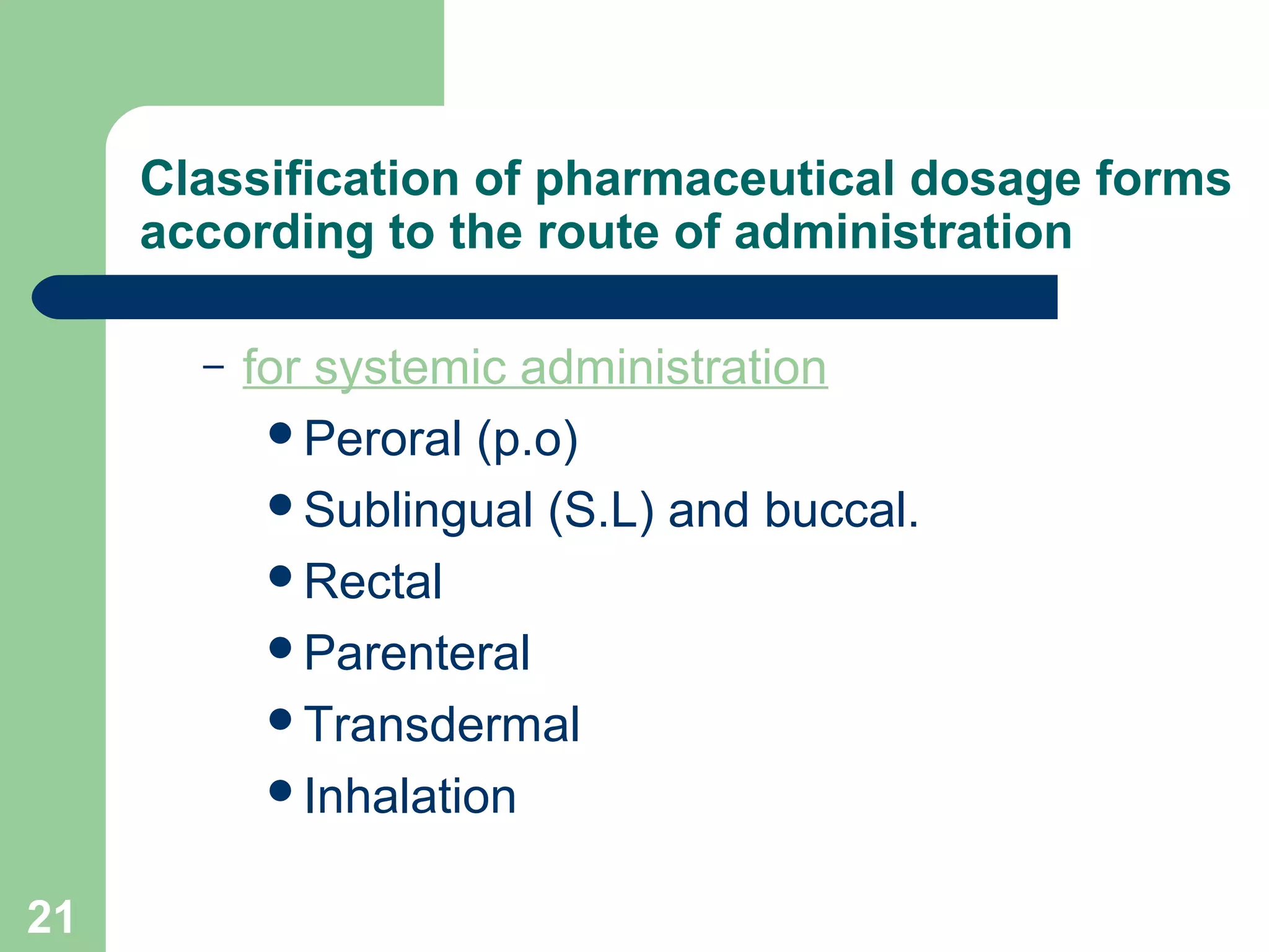 1 pharmaceutical dosage forms | PPT