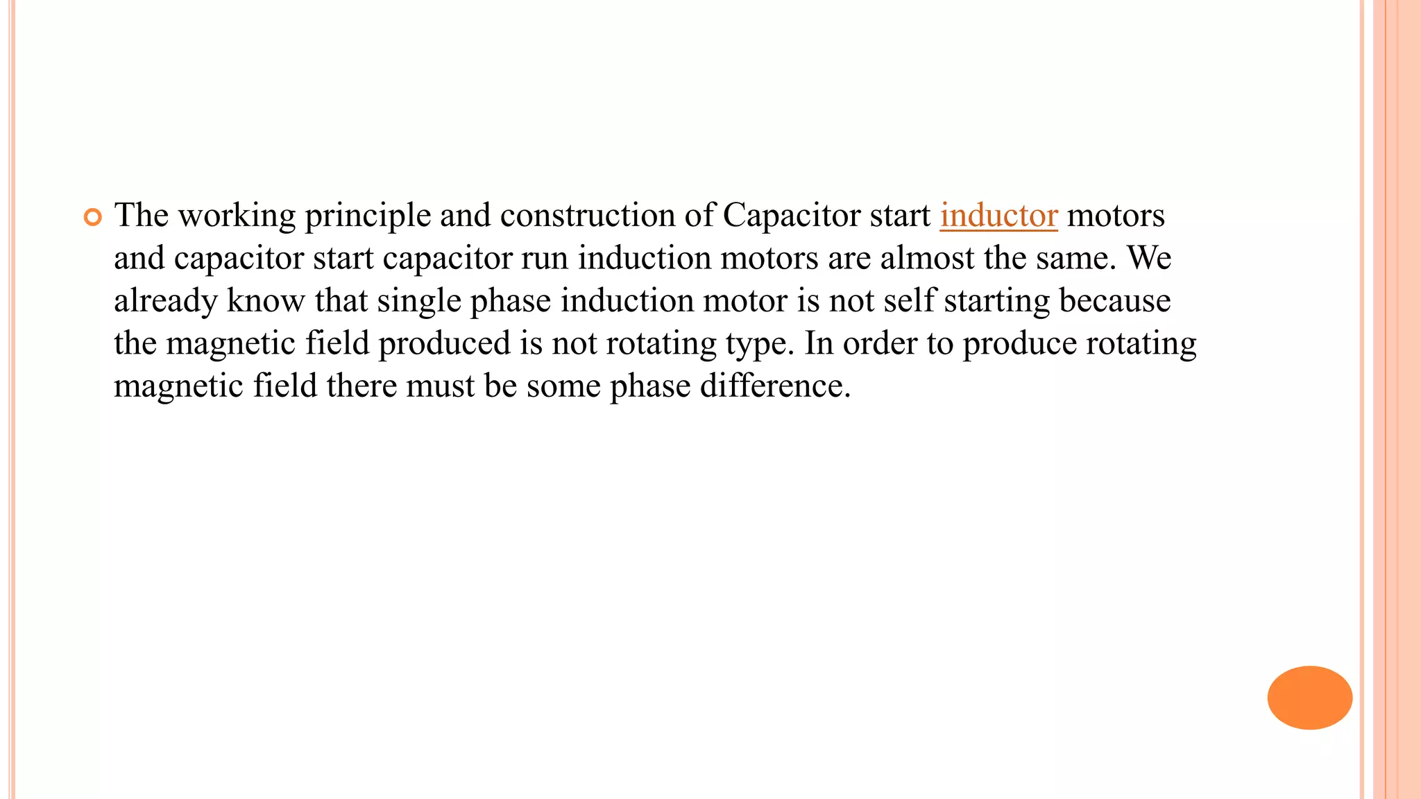 1 phase induction motor | PPTX