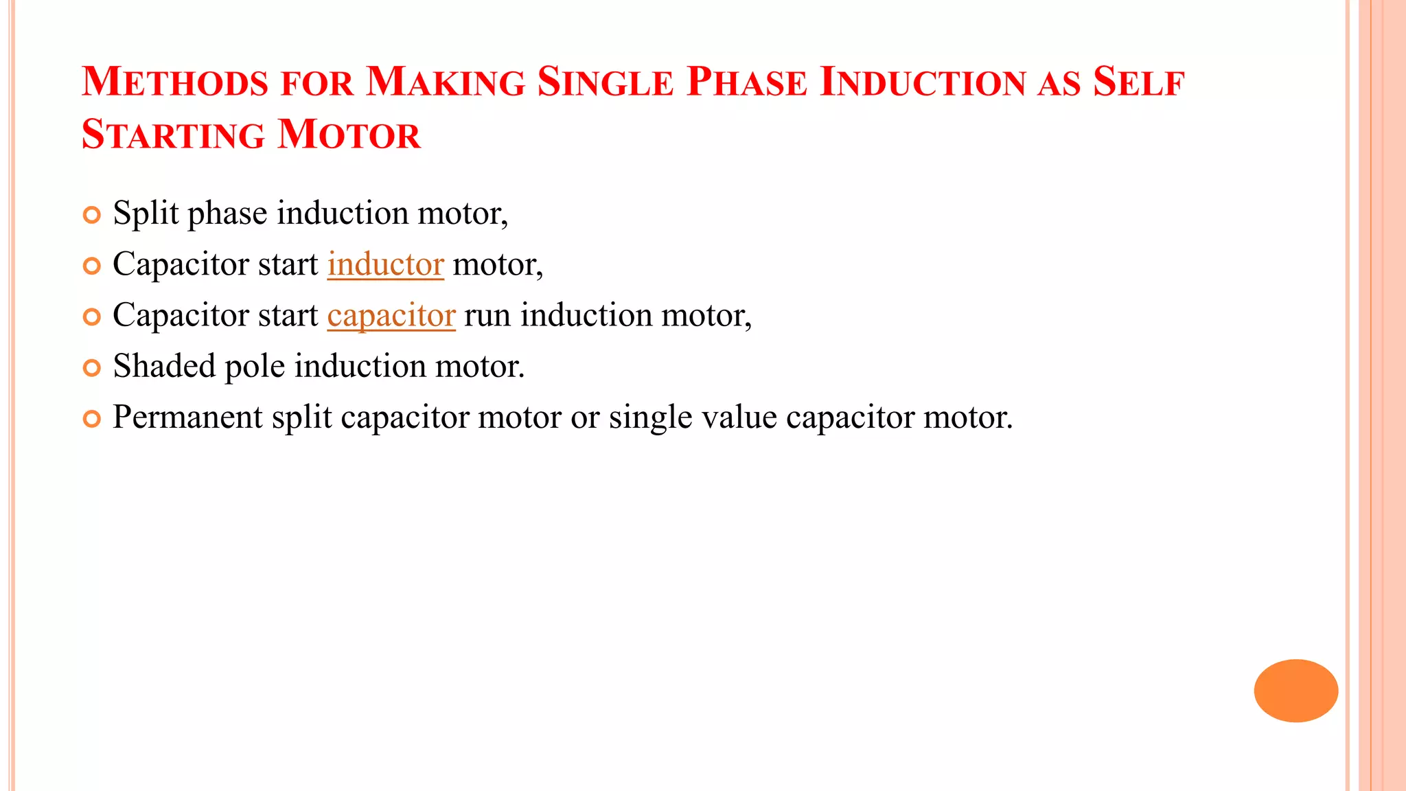 1 phase induction motor | PPTX