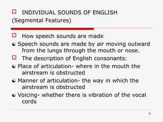 1-PHONETICS.ppt- PResentation- Linguistics | PPT