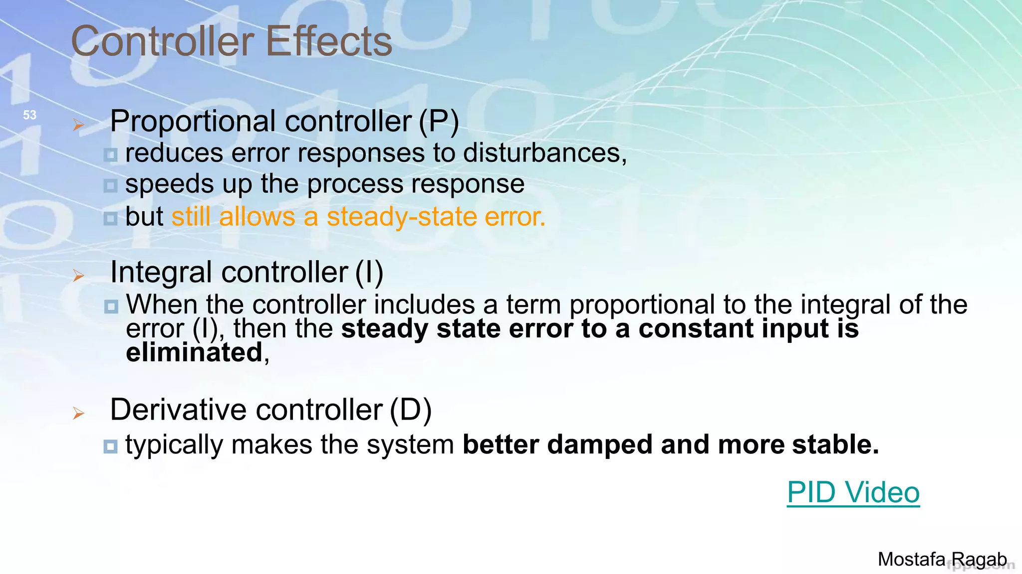 Proportional integral and derivative PID controller | PPTX