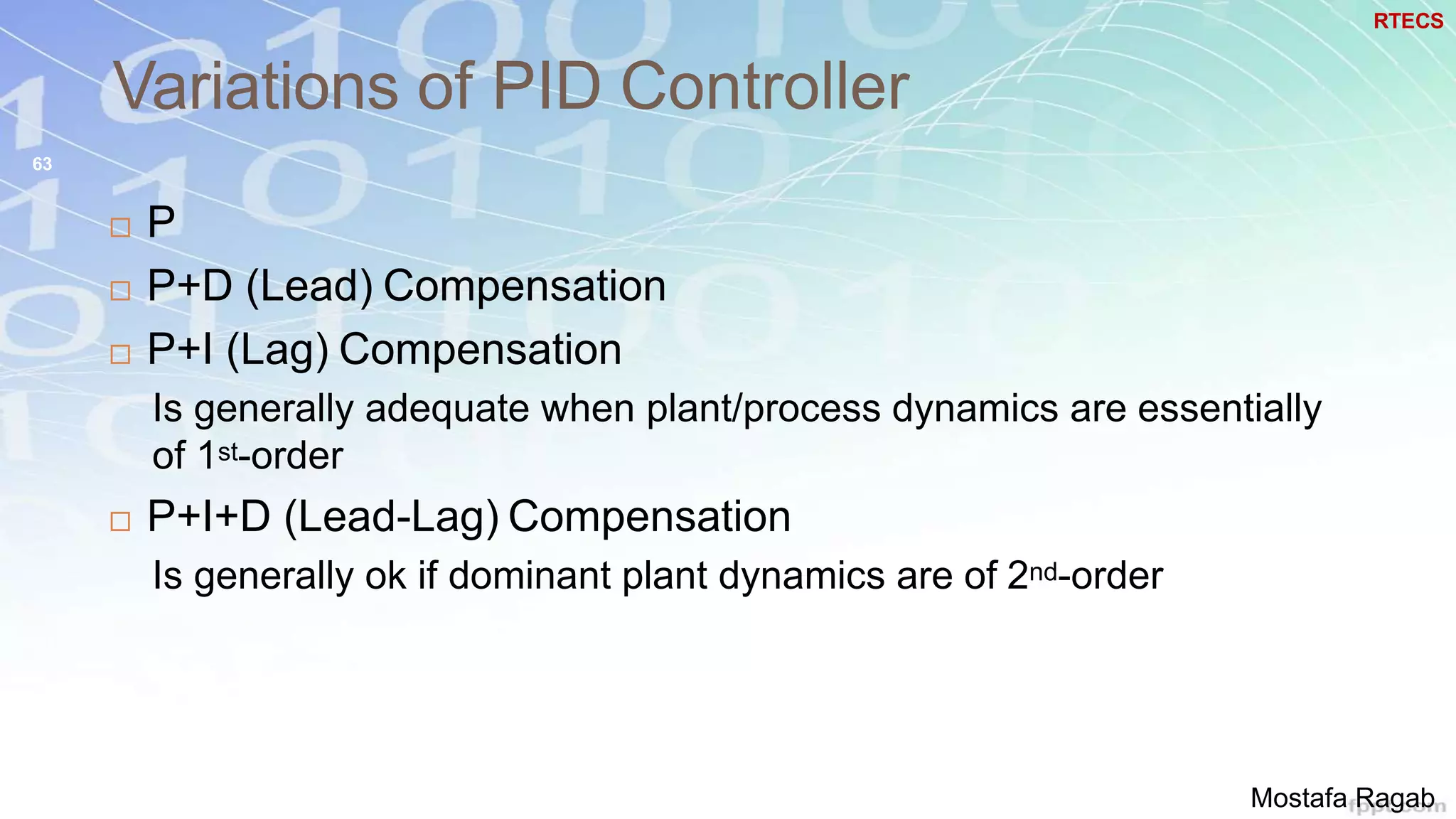 Proportional integral and derivative PID controller | PPTX