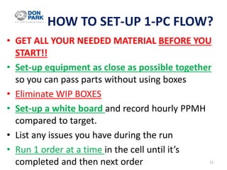 Batch v Lean 1 piece flow training | PDF
