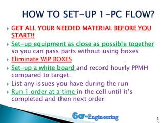 1 piece flow training | PDF