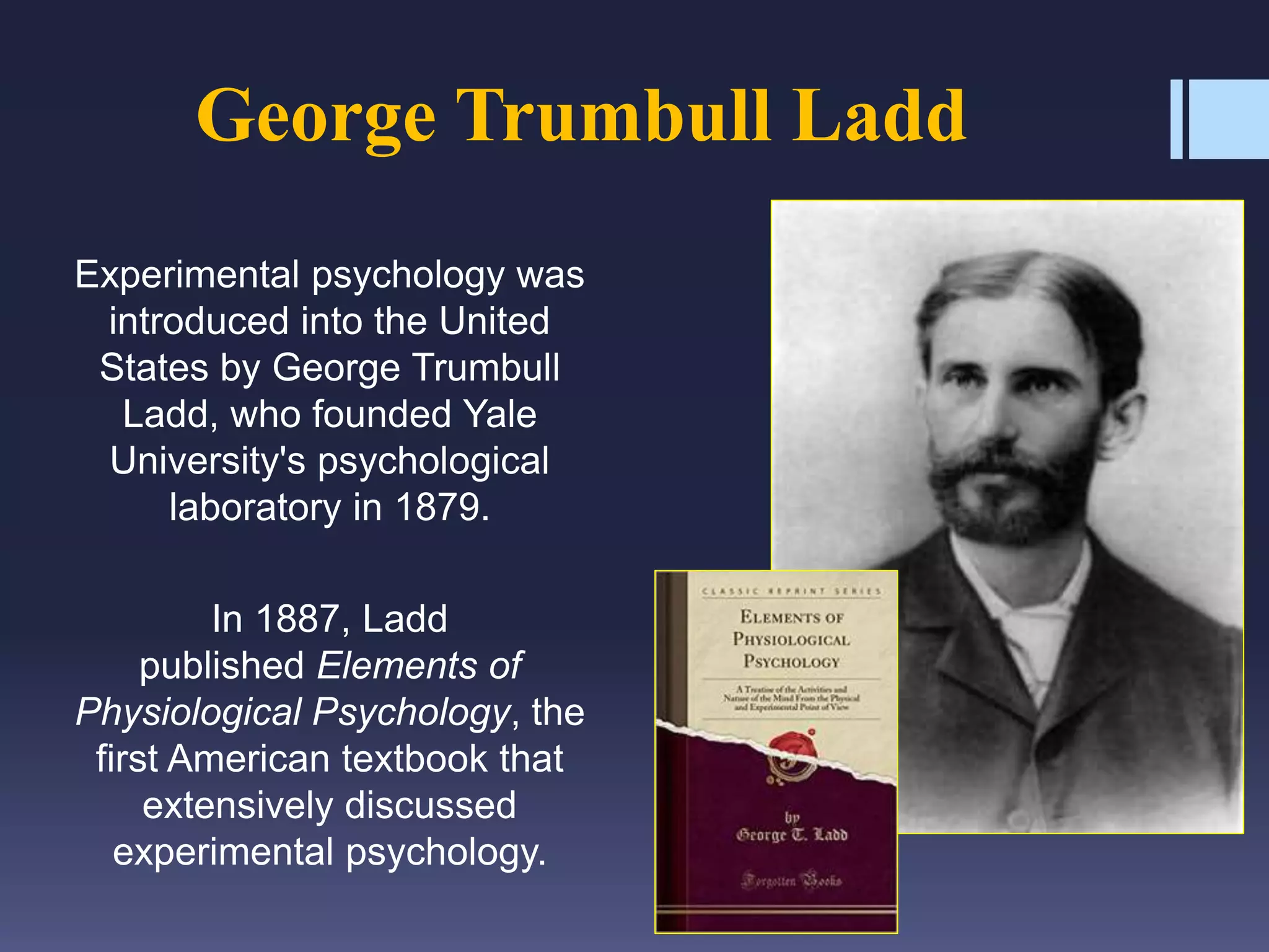 Pioneers in Experimental Psychology | PPTX