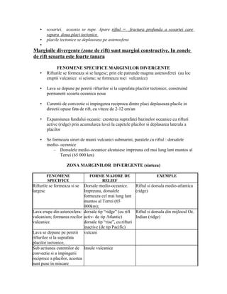 1.placile tectonice si dinamica scoartei terestre | DOC