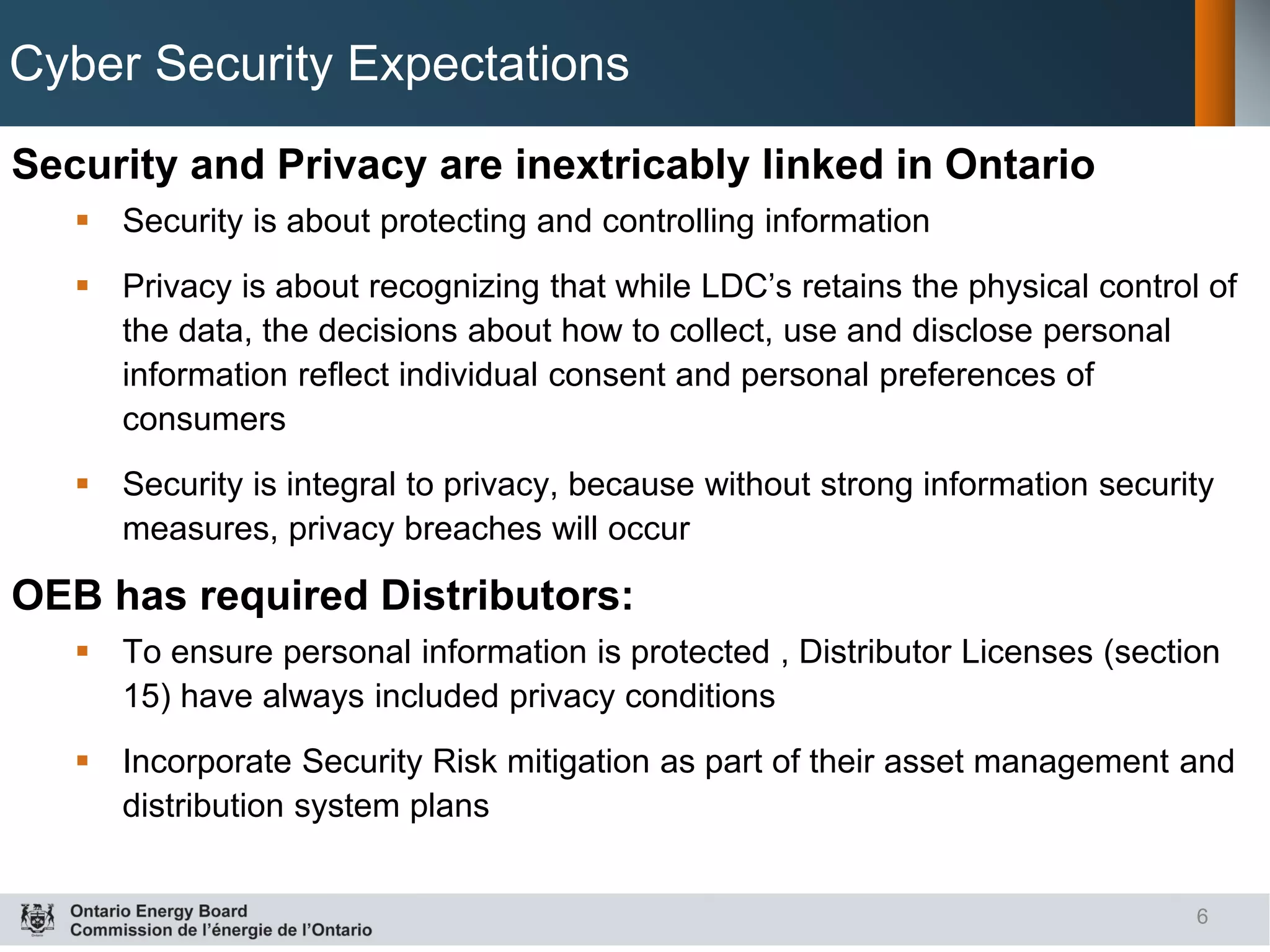 OEB Cyber Security Framework | PDF