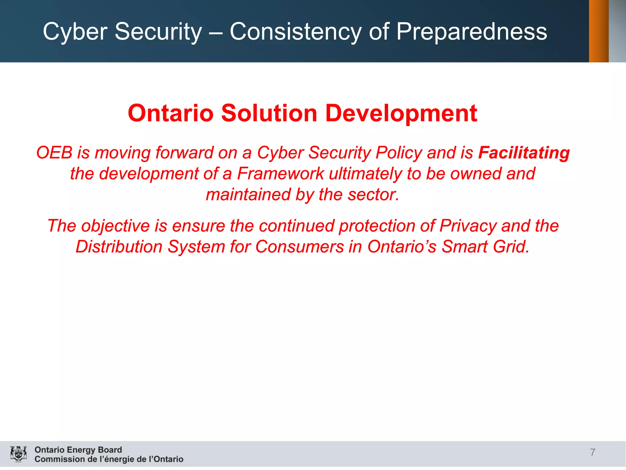 OEB Cyber Security Framework | PDF
