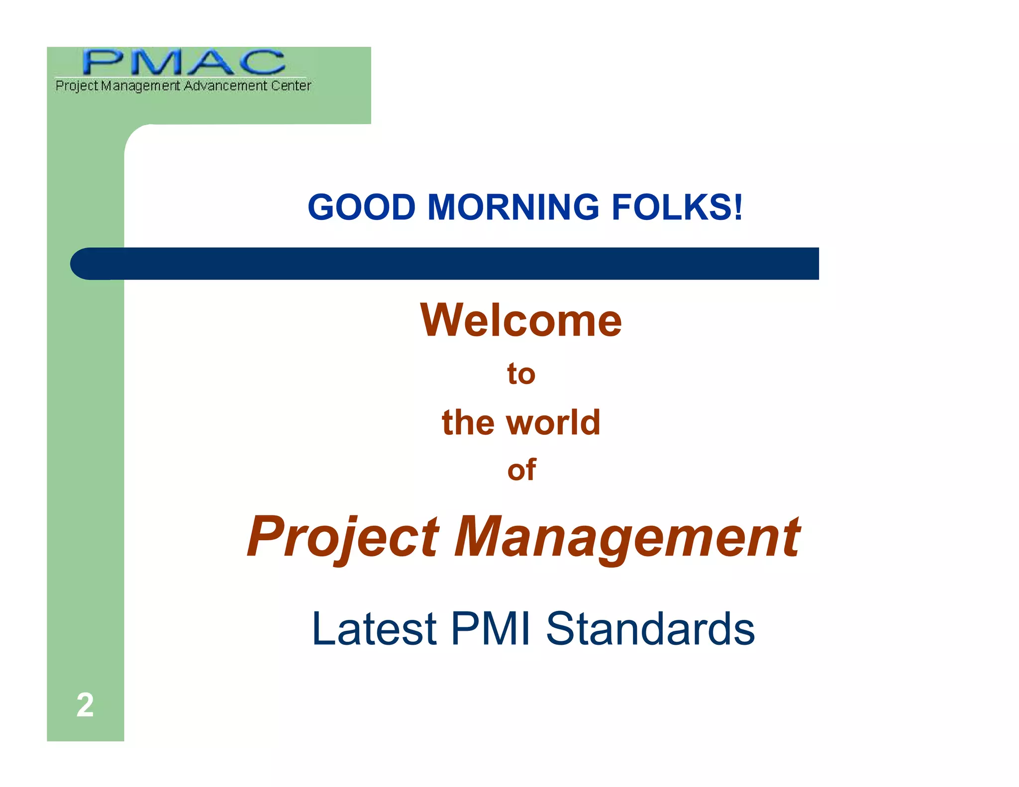 Project Management (PMP Material) | PDF