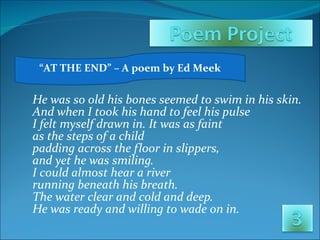 1 poem project | PPT