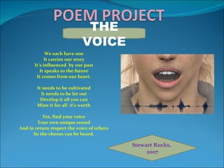 1 poem project | PPT