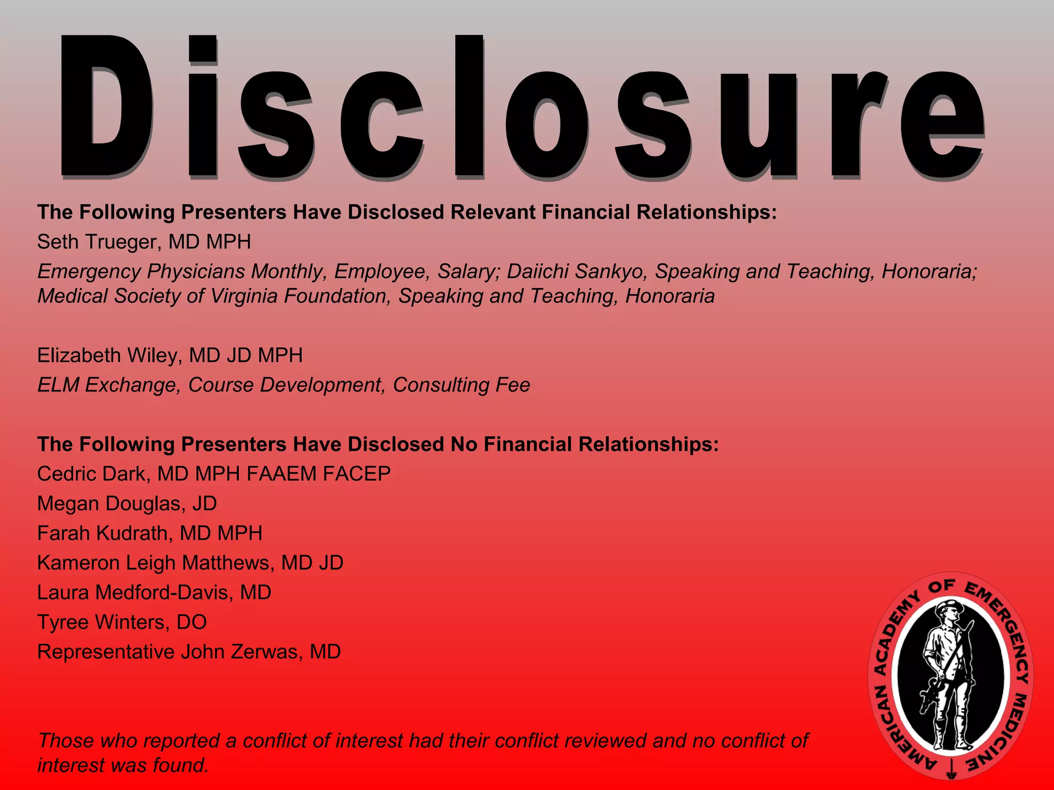 1 policy disclosure slides2 | PPT