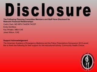 1 policy disclosure slides2 | PPT