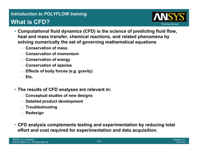 1-Polyflow_intro-to-cfd.pdf | Physics | Science