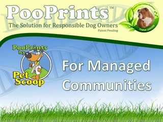 Pooprints complete presentation 2015 | PDF
