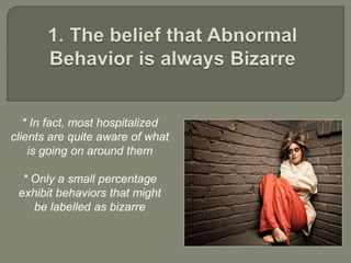 Popular Misconceptions on Abnormal Behavior | PPTX