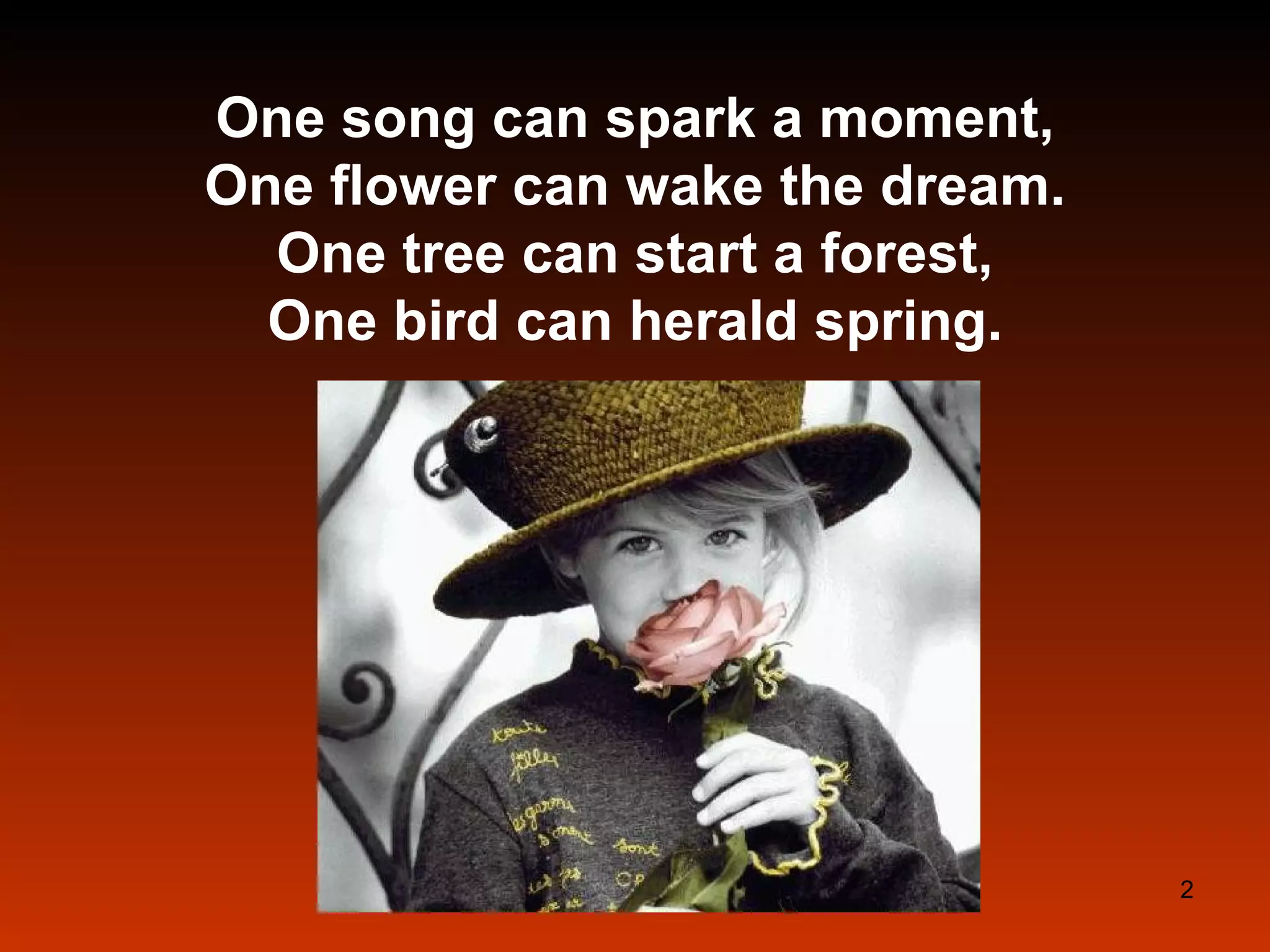 The Power of ONE | PPT