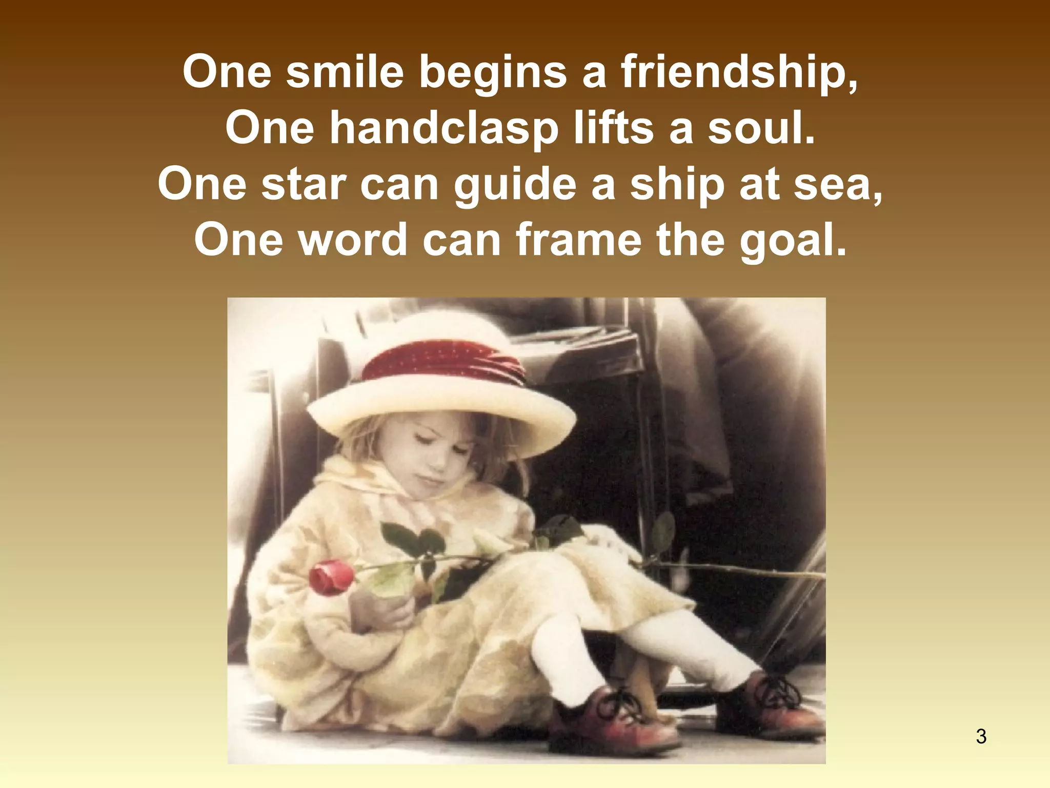 The Power of ONE | PPT