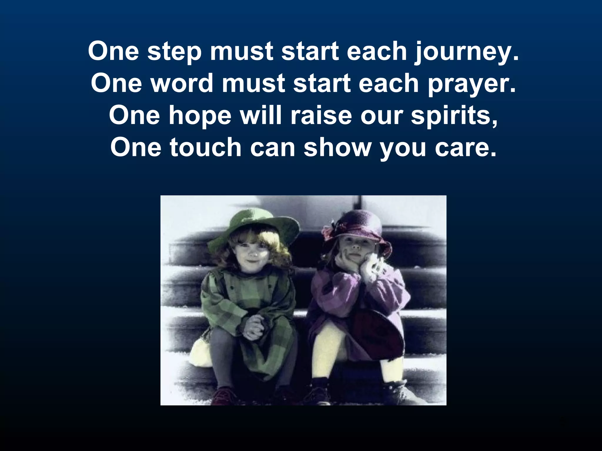The Power of ONE | PPT