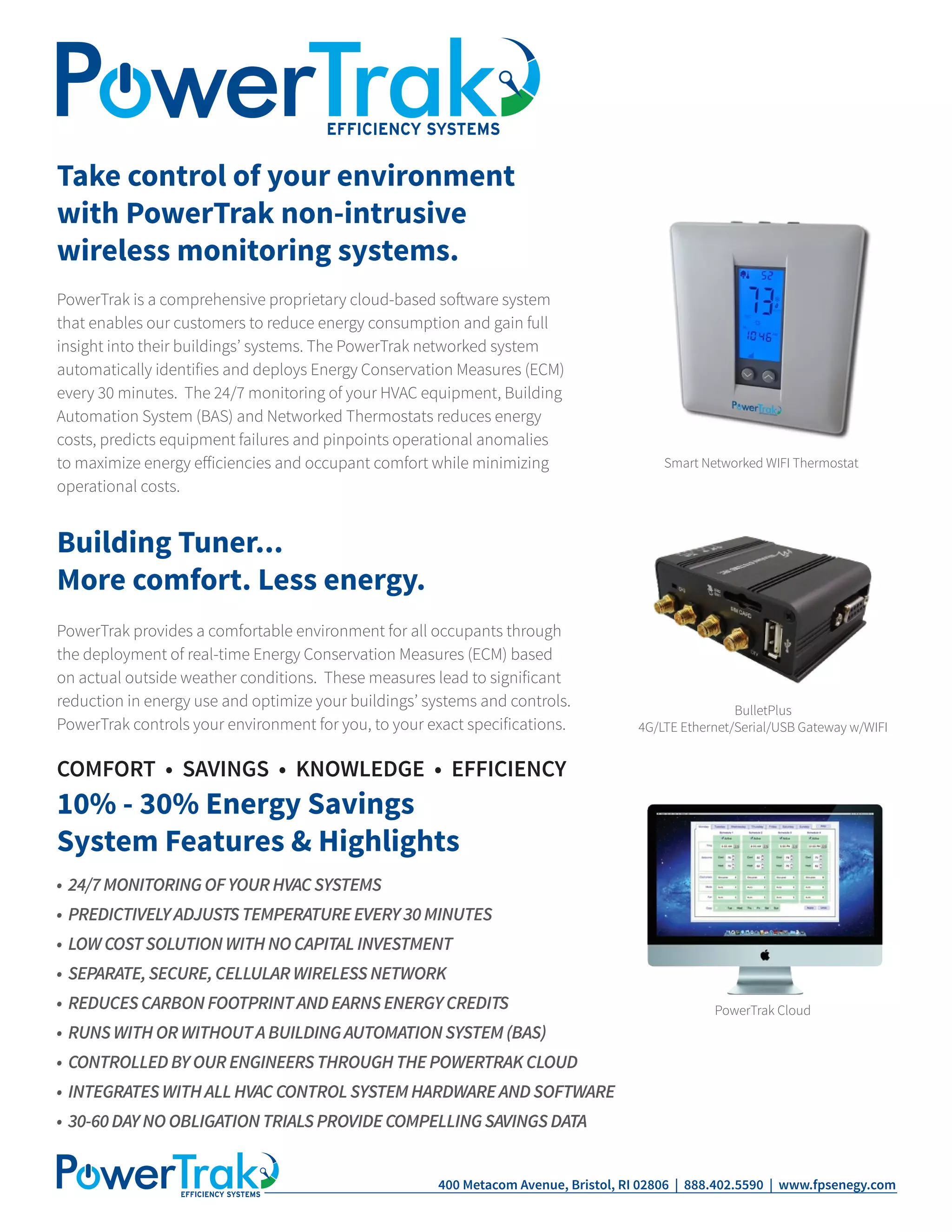 PowerTrak Efficiency Systems HVAC & LED | PDF | Indoor Environmental ...