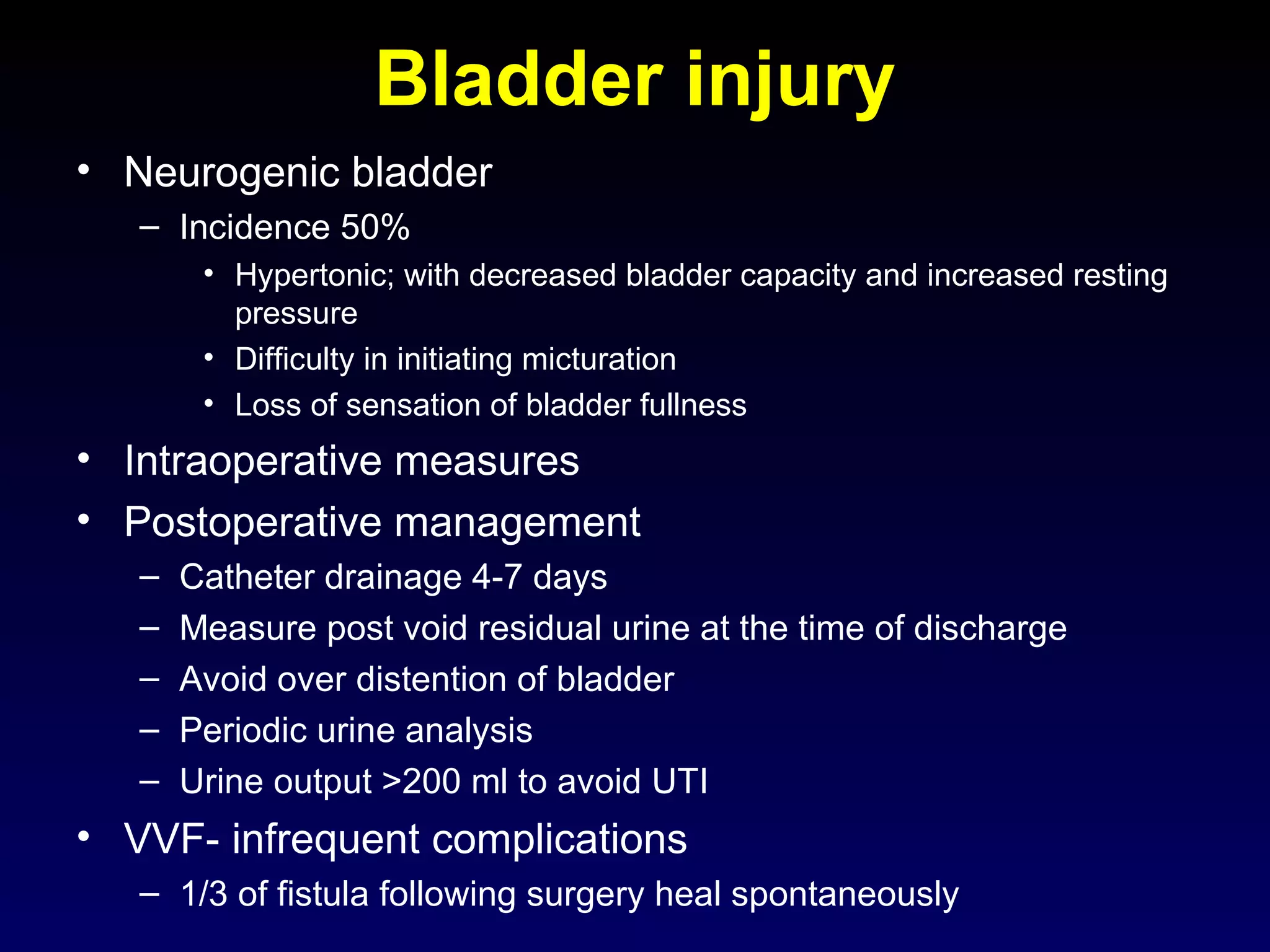 laparoscopic radical hysterectomy for carcinoma cervix Female Pelvic ...