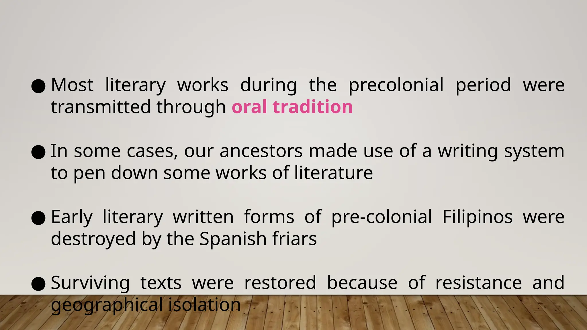 1-Pre-colonial Period (21st century literature) | PPTX