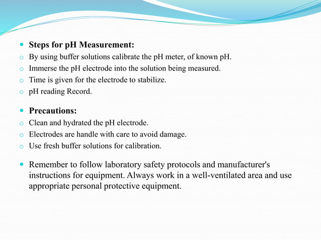 Preparation of Buffers & pH Measurement.pptx | Chemistry | Science