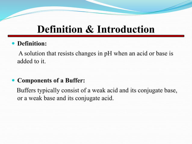 Preparation of Buffers & pH Measurement.pptx | Chemistry | Science