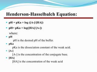 Preparation of Buffers & pH Measurement.pptx | Chemistry | Science