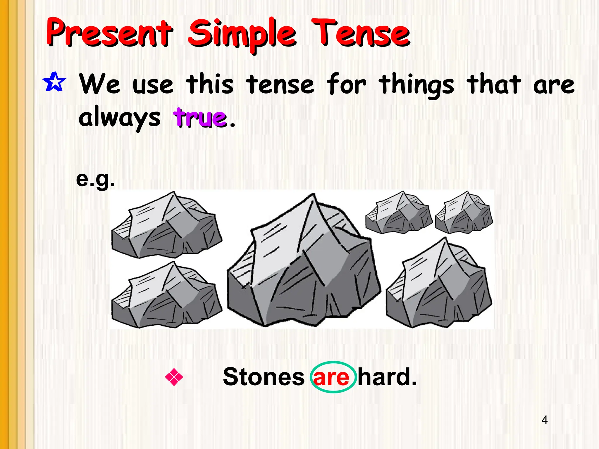 โครงสร้างประโยค และวิธีการใช้ present-simple-tense.ppt