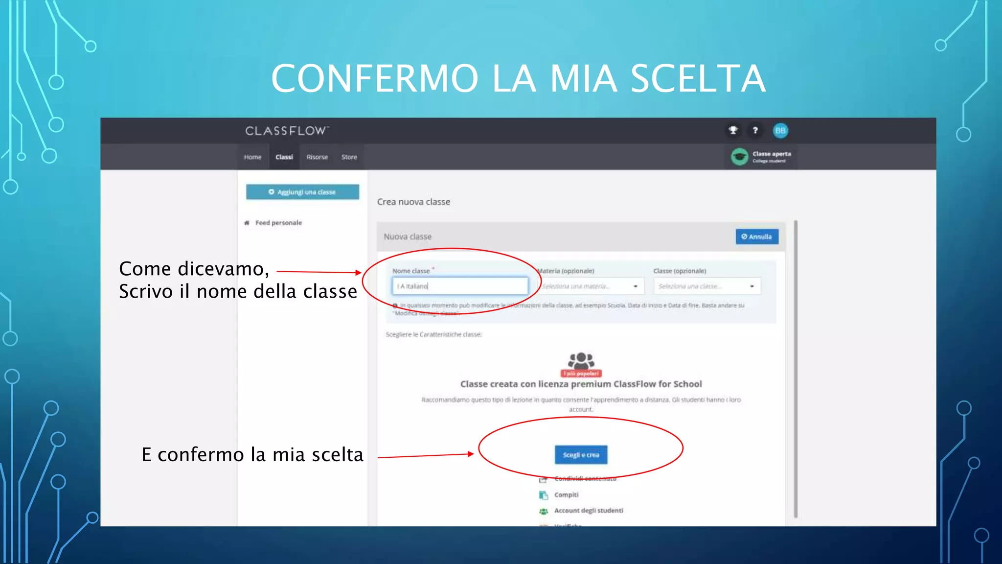 1 presentazione base-classflow | PPT