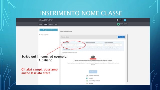 1 presentazione base-classflow | PPT