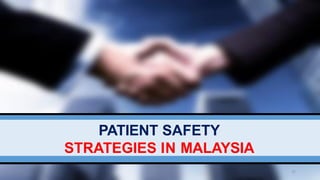 introduction to concept and overview of programme in Malaysia (patient ...