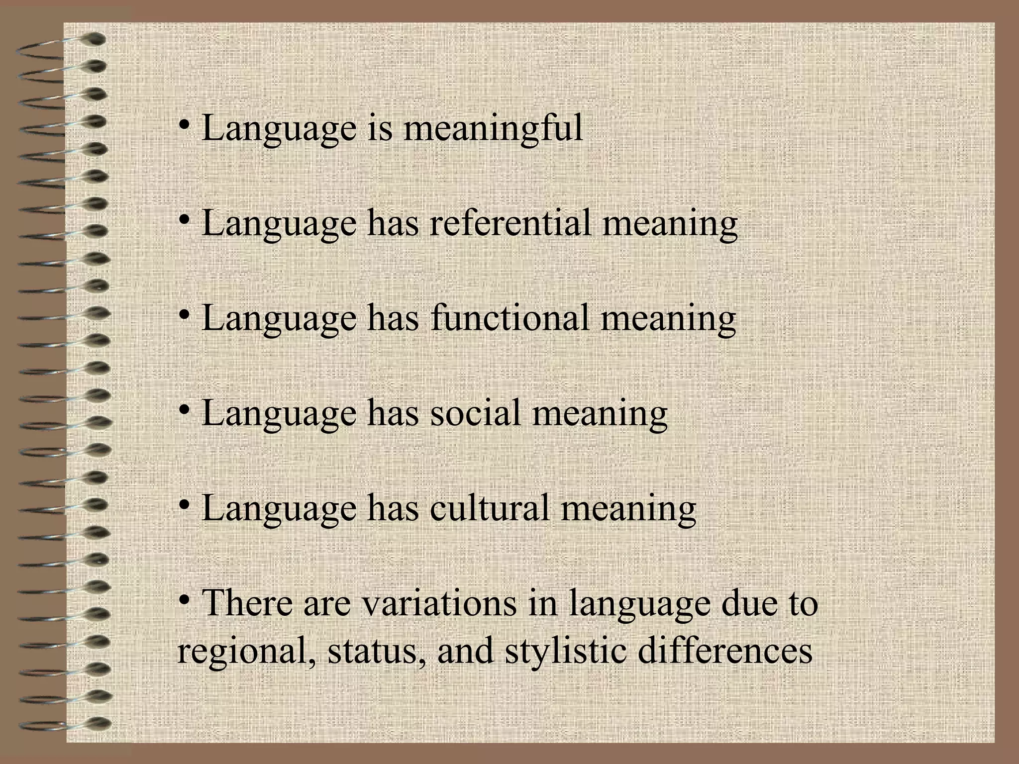 1. Principles About Language In General | PPT