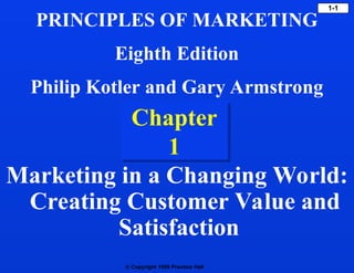 changing world and creating customer value | PPT