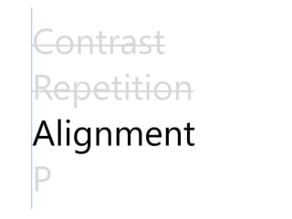 Principles of presentation design crap by james ngatia | PPTX