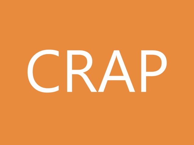 Principles of presentation design crap by james ngatia | PPT