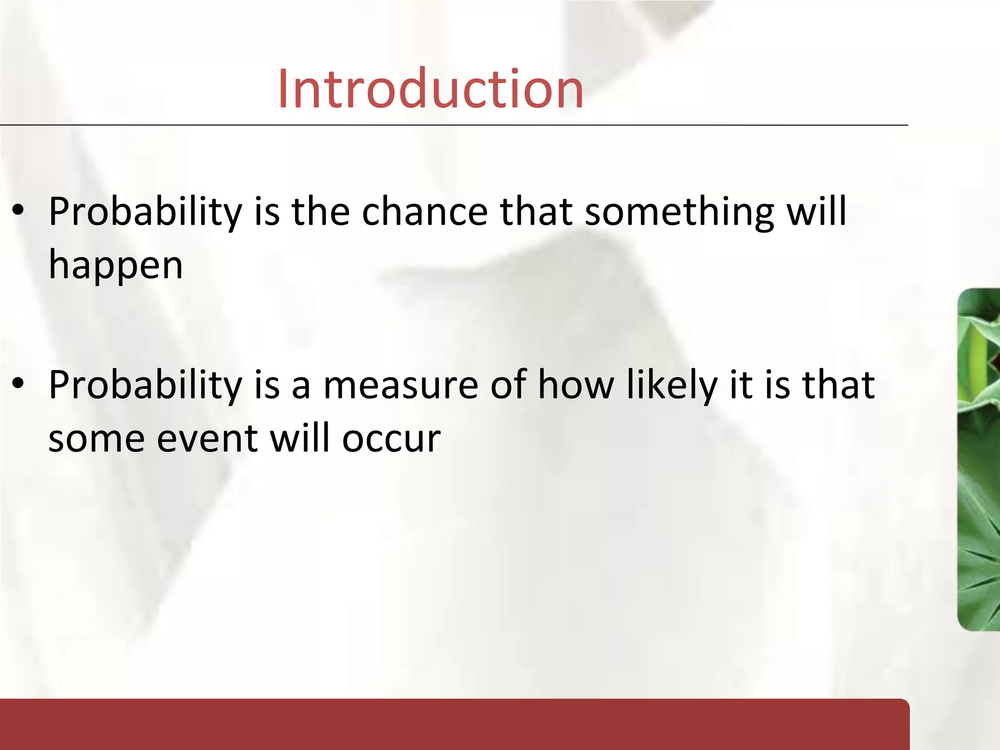 1 - Probabilty Introduction .ppt