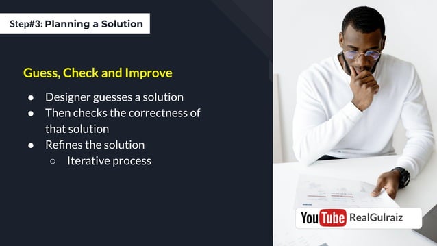 Problem Solving Steps In Computer Science Realgulraiz Youtube Tutorials Ppt